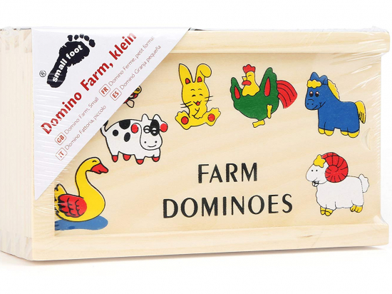 Wooden Dominos - Farm Animals | Poppy Dog Gifts
