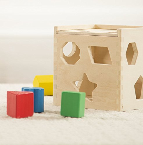 Wooden Shape Sorting Cube | Poppy Dog Gifts